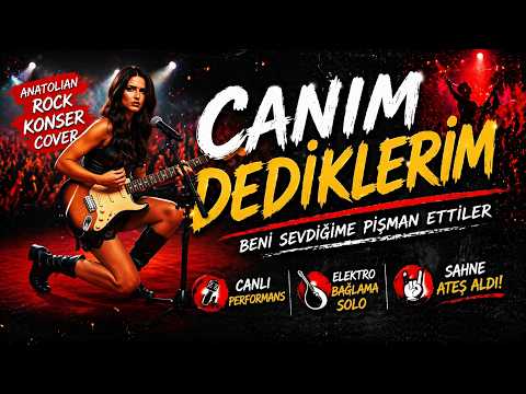 Canım Dediklerim (Anatolian Rock Konser Cover) 🔥 | Canlı Performans | Türk Rock Bağlama Solo