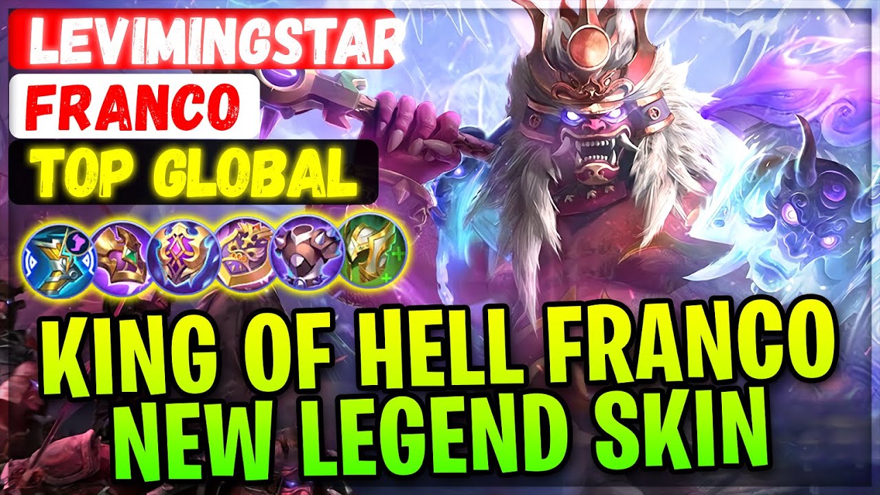 King of Hell Franco, New Legend Skin Gameplay [ Top Global Franco ...