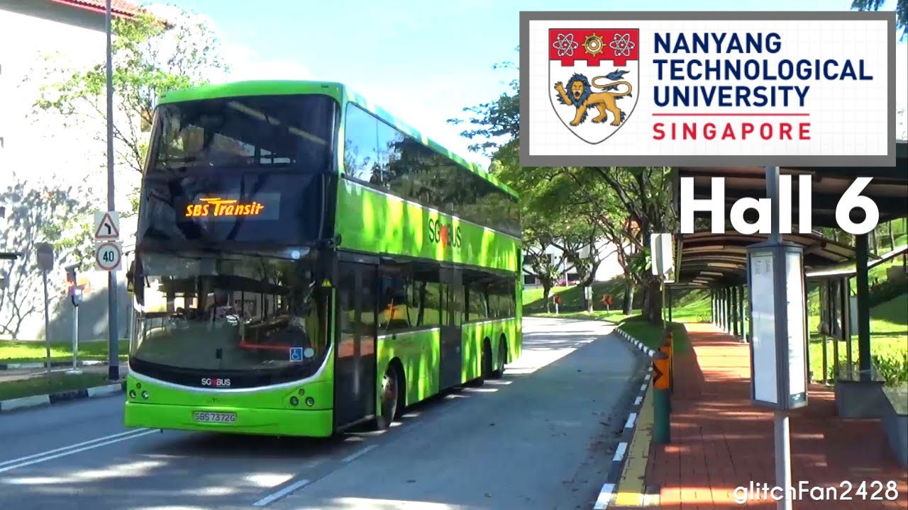 Buses at Nanyang Technological University Hall 6, Singapore 2021 - YouTube