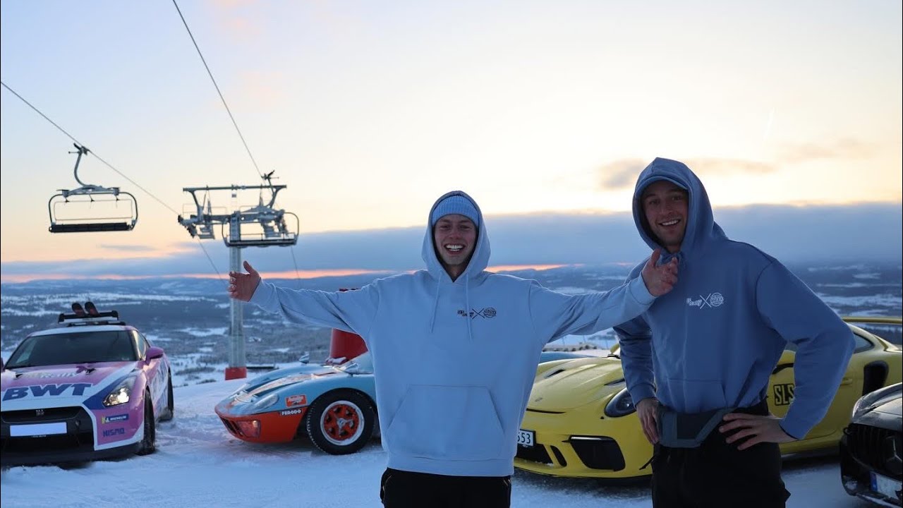 SLS RALLY FINALE! GT40 IN SKISLOPES - YouTube