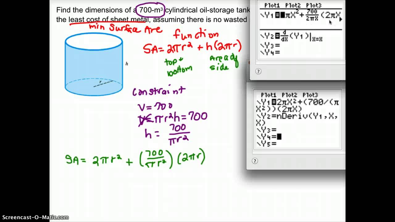 Minimum Surface Area - YouTube