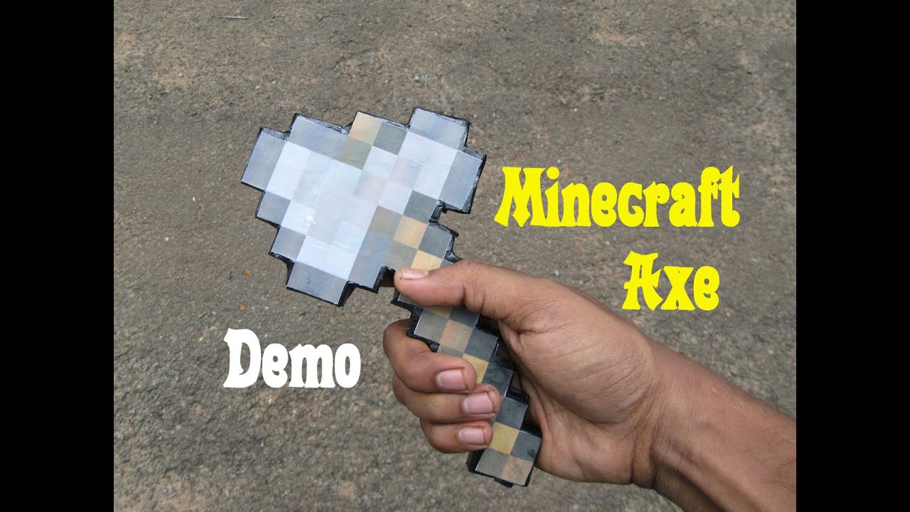 Minecraft Axe Demo - YouTube