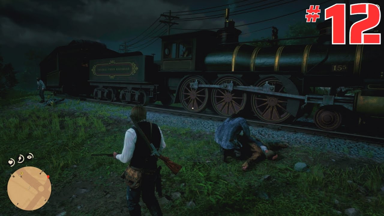 Red Dead Redemption 2 - Part 12 - Arthur and John Go Train Robbing ...