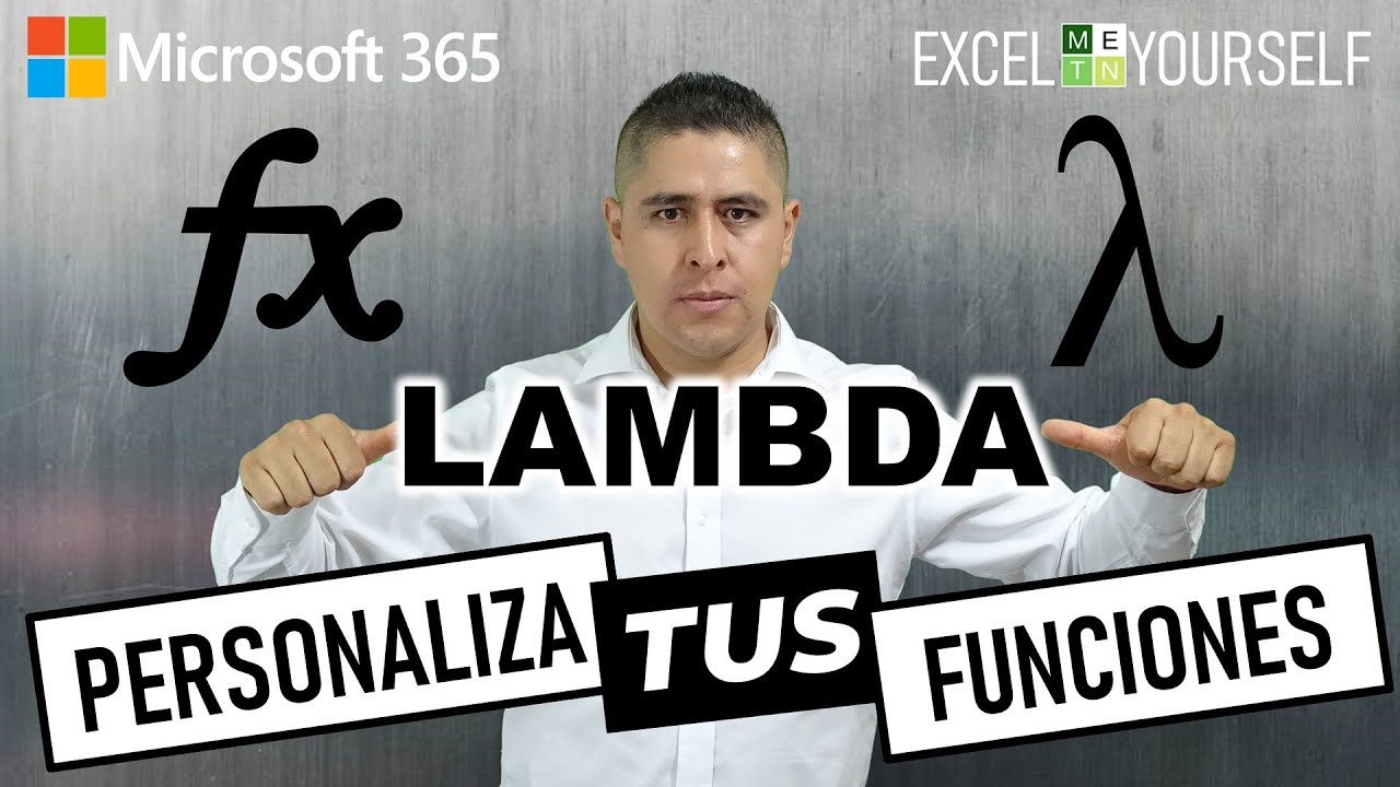 CREA tus propias FUNCIONES PERSONALIZADAS con LAMBDA en EXCEL | #ExcelYourself - YouTube
