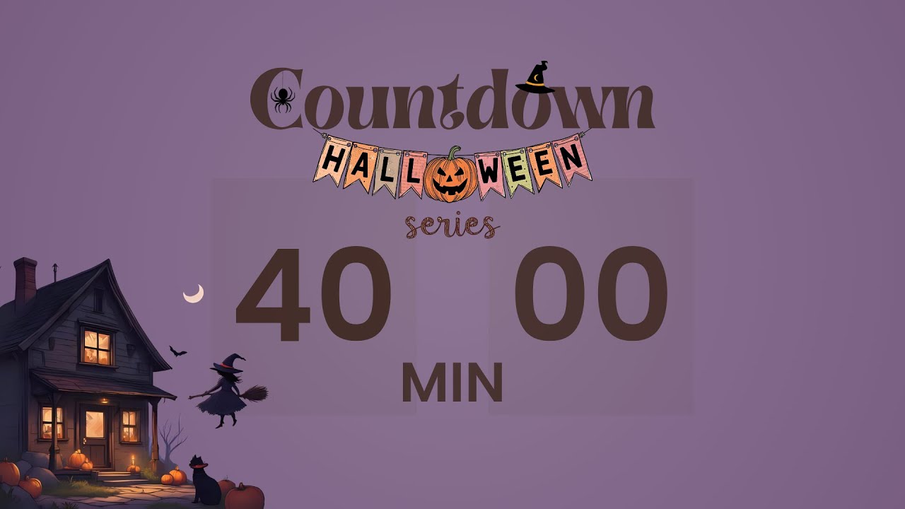 🕰️ 40-Minute Countdown Timer | Witch’s Brew Halloween Timer Series 🧙‍♀️ ...