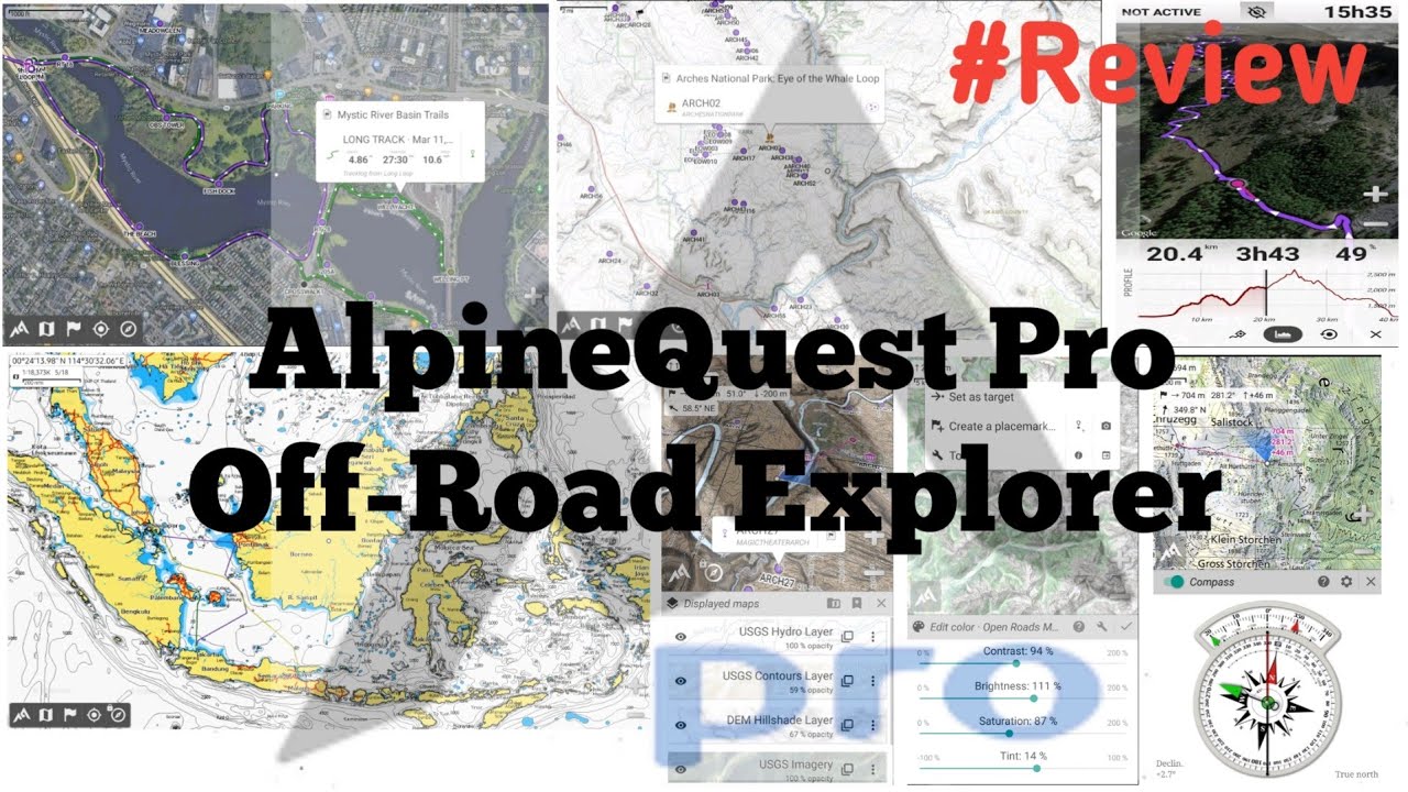 Pengganti Navionic & Cara Setting Aplikasi AlpineQuest Off-Road ...