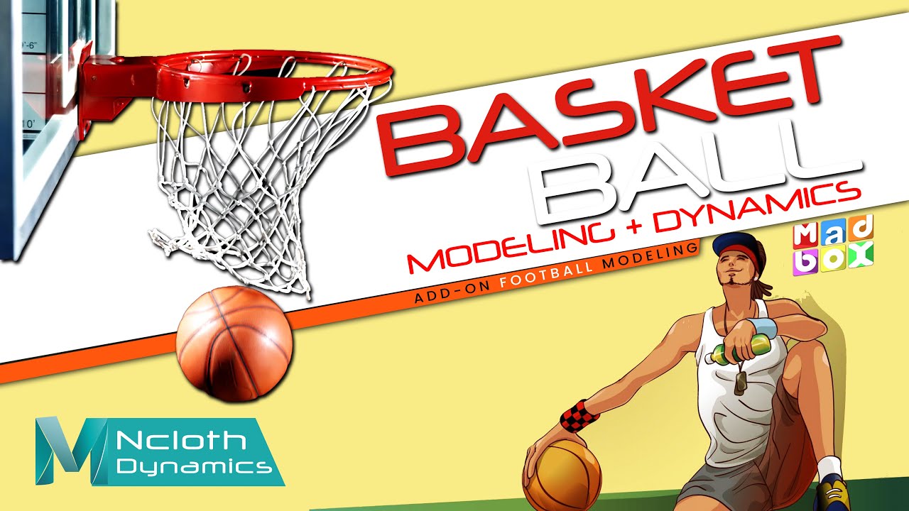 BASKET BALL MODELING & DYNAMICS | MAYA - YouTube
