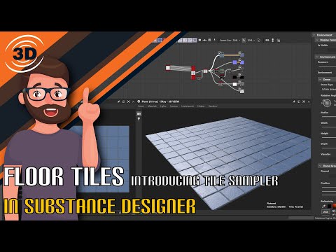 Floor Tiles with Substance Designer Tile Sampler - YouTube