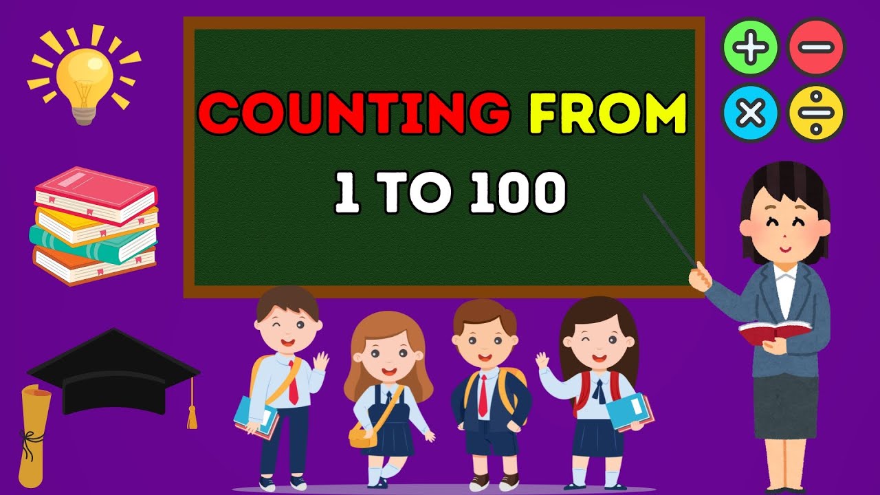 Learn to Count From 1 to 100 | Easy Counting for Kids & Toddlers | Best ...