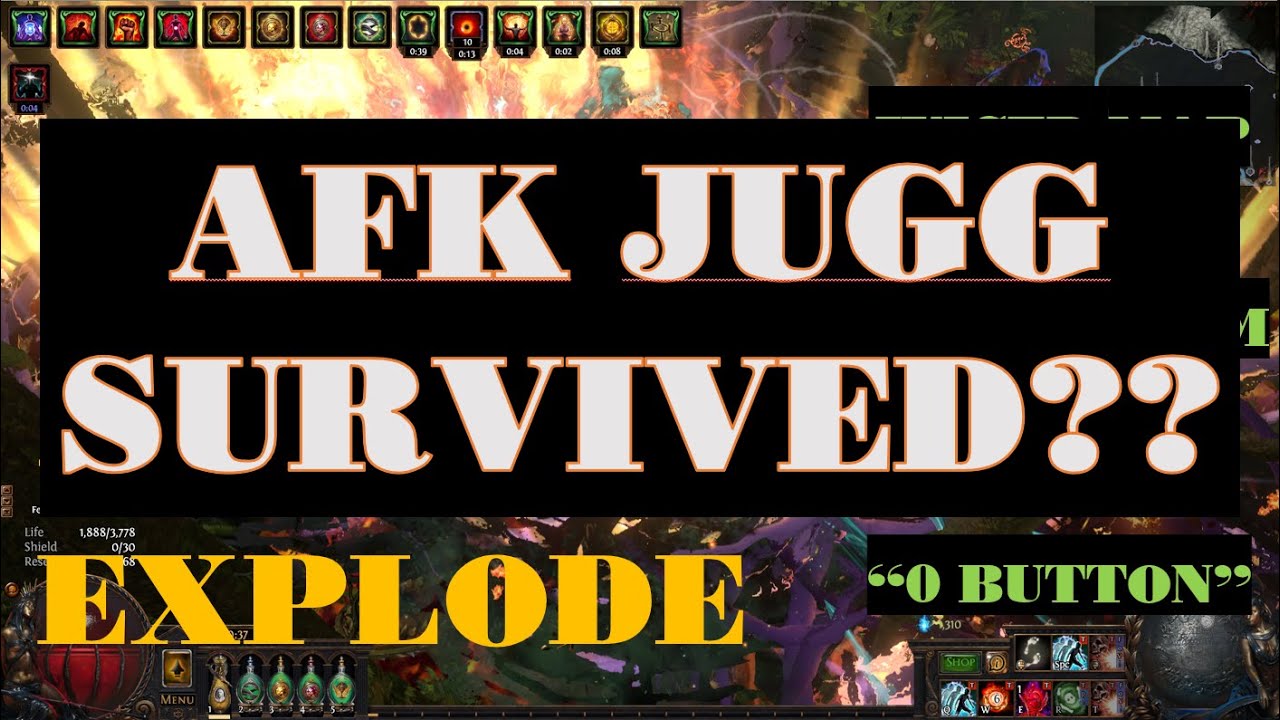 [POE 3.24] The AFK Jugg SURVIVED? Patch note break down exclusively on the Lazy Jugg build - YouTube