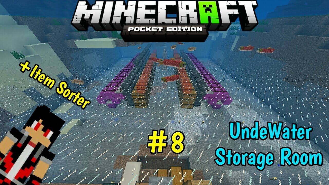 UnderWater Storage Room + Item yang Tersortir Otomatis - Survival Lagi ...