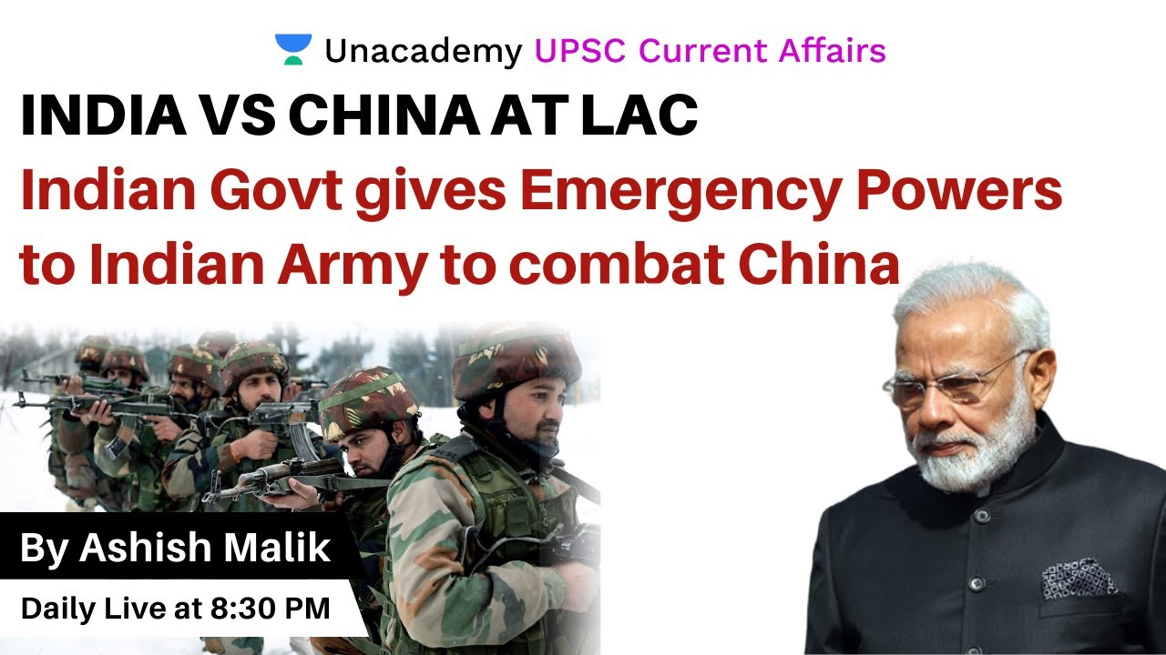 Indian Govt gives Emergency Powers to Indian Army to combat China ...