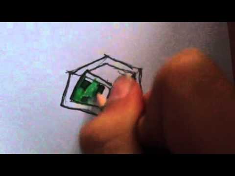 How to draw a Minecraft Slime - YouTube