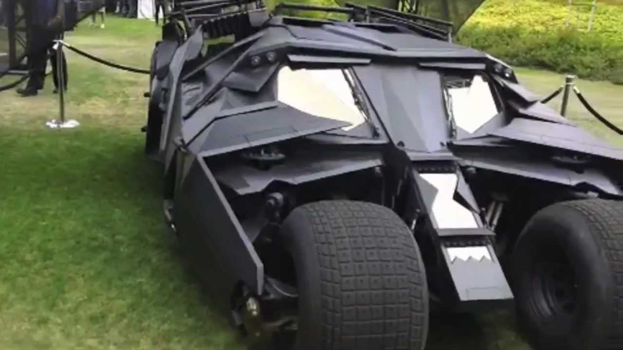 Batman's Batmobile - From Dark Night Rises To 1966 Batmobile At San ...
