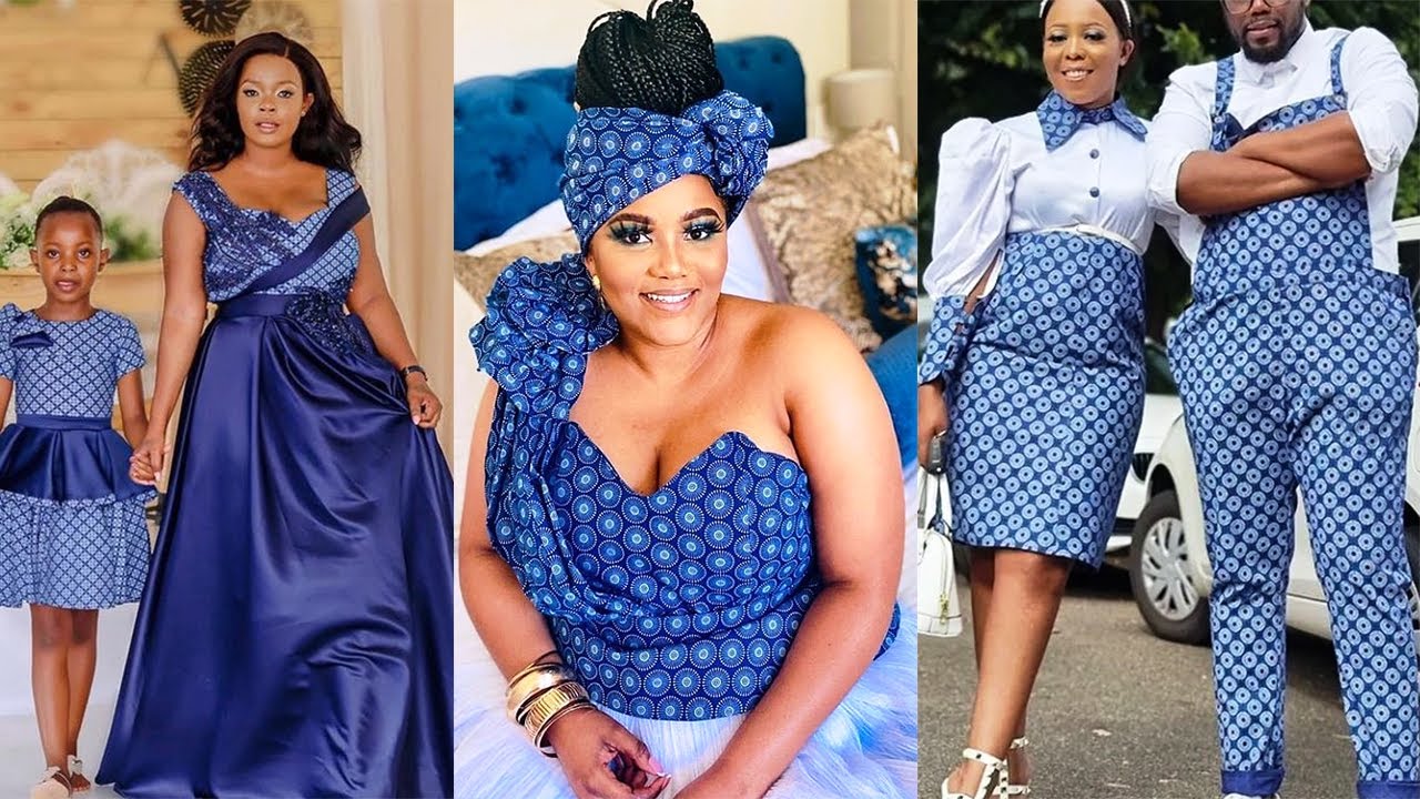 40 Best Traditional Dresses South African Shweshwe Attire 43 Off