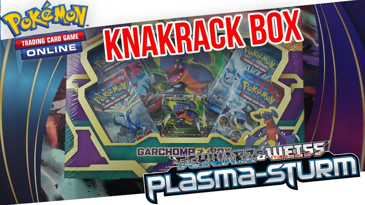 KNAKRACK EX Box mit PLASMA STURM Pack! Hammer Pulls! | Pokemon Booster ...