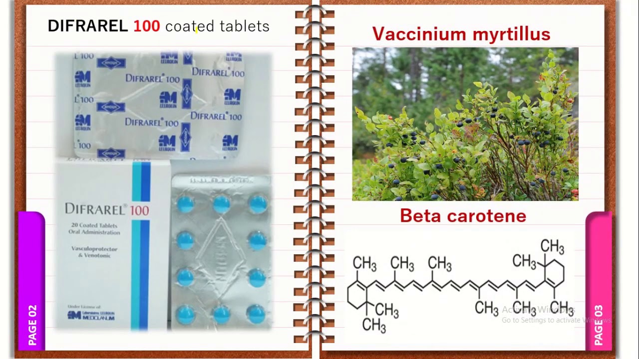 Difrarel 100 & Difrarel E - YouTube