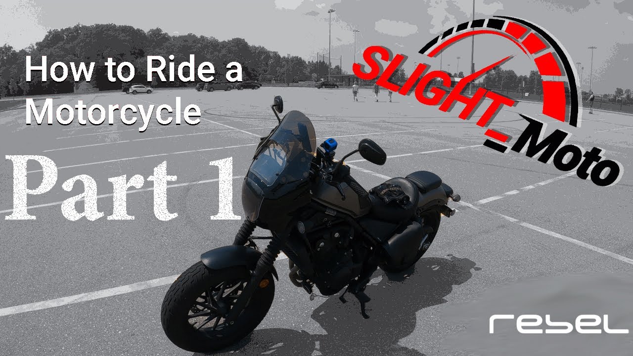 How to ride a MOTORCYCLE Part 1, controls and initial start up - YouTube