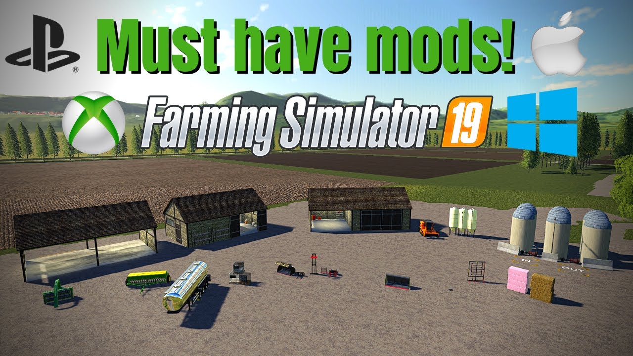MUST HAVE MODS in Farming Simulator 19 Xbox PS4 PS5 PC - YouTube