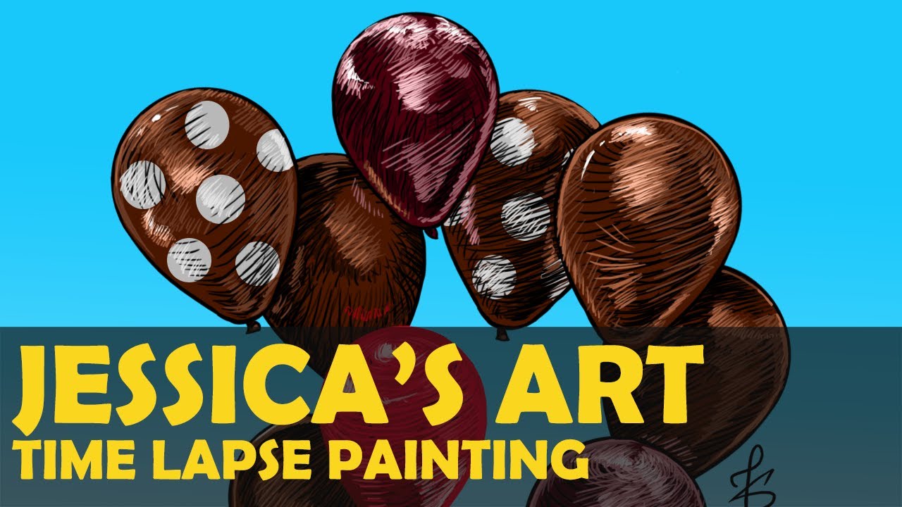 FRANKLIN SILVA JESSICA'S ART - TIME LAPSE PAINTING - YouTube