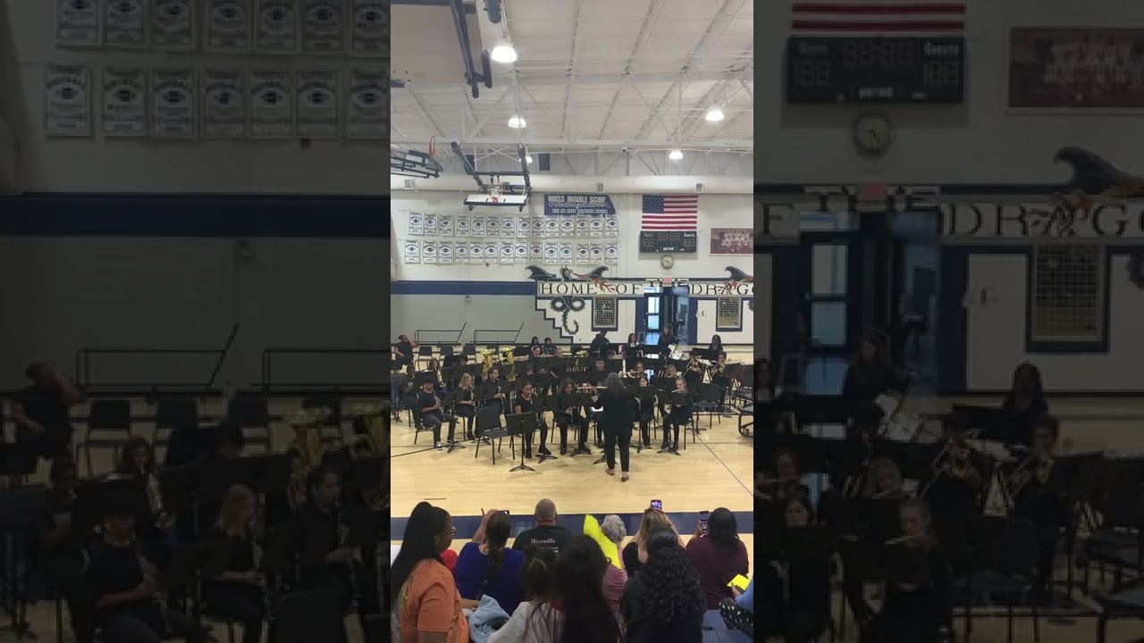 Moss Middle School (Band Concert 2022.) - YouTube