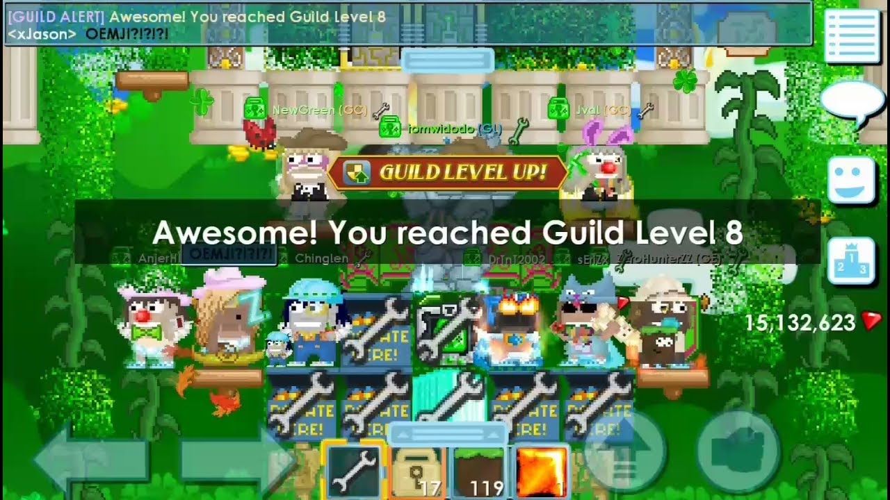 Growtopia - Upgrade Guild to Level 8! - YouTube
