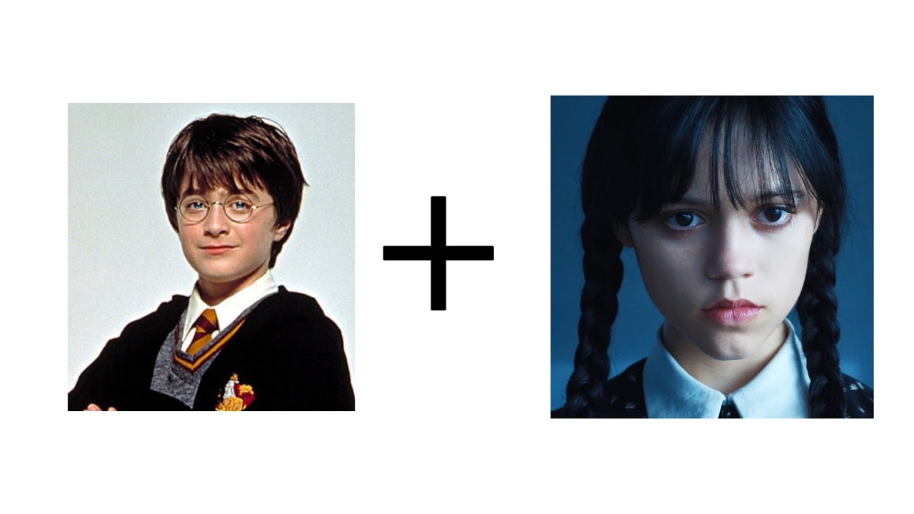wednesday addams is Harry Potter - YouTube