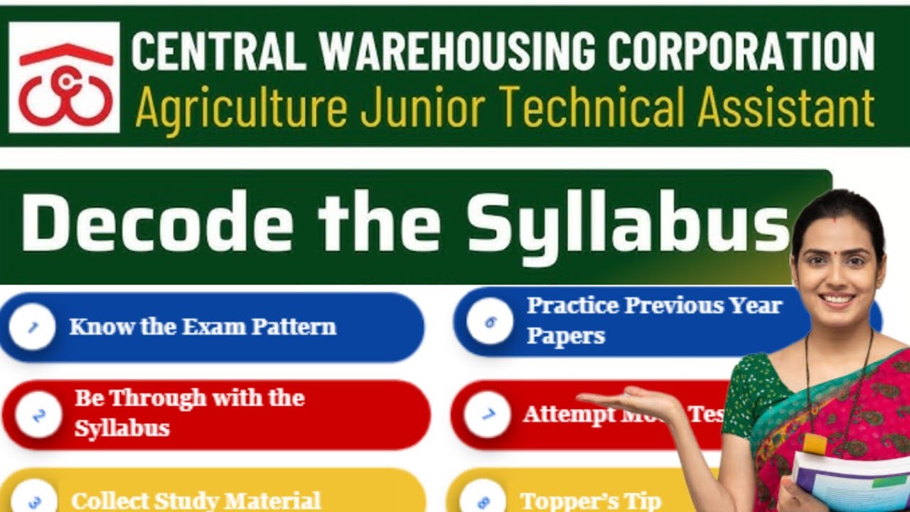CWC JTA Exam: Complete Syllabus, Strategy, and Success Tips! #CWCJTA # ...