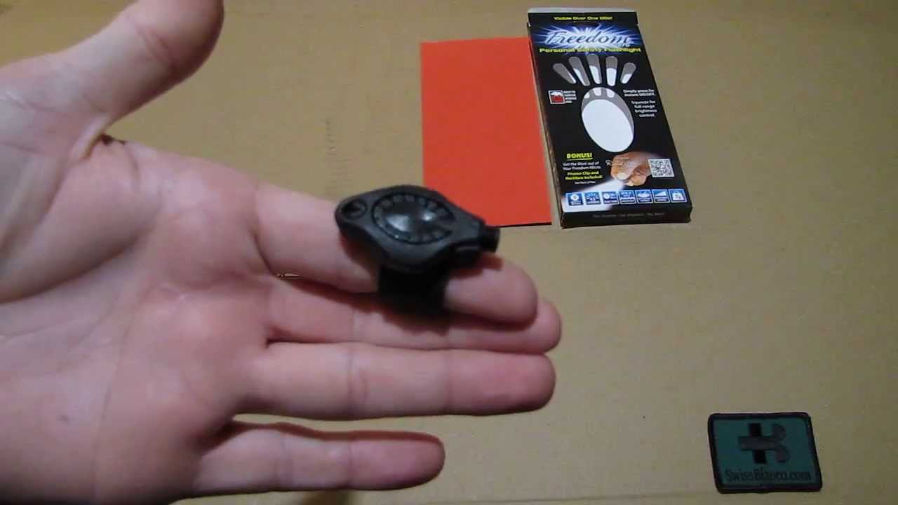 photon microlight freedom red covert led & finger set - YouTube