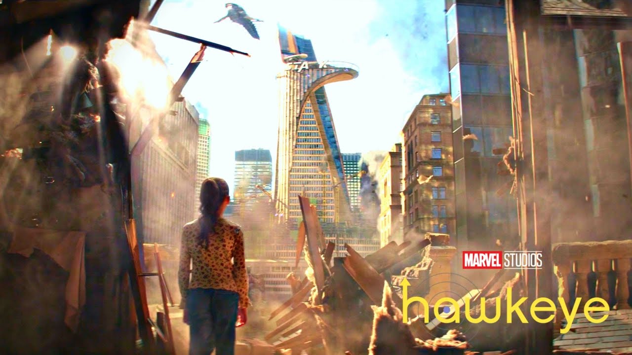 Hawkeye 2021 Episode 1 OPENING SCENE | Kate sees Hawkeye in Action ...