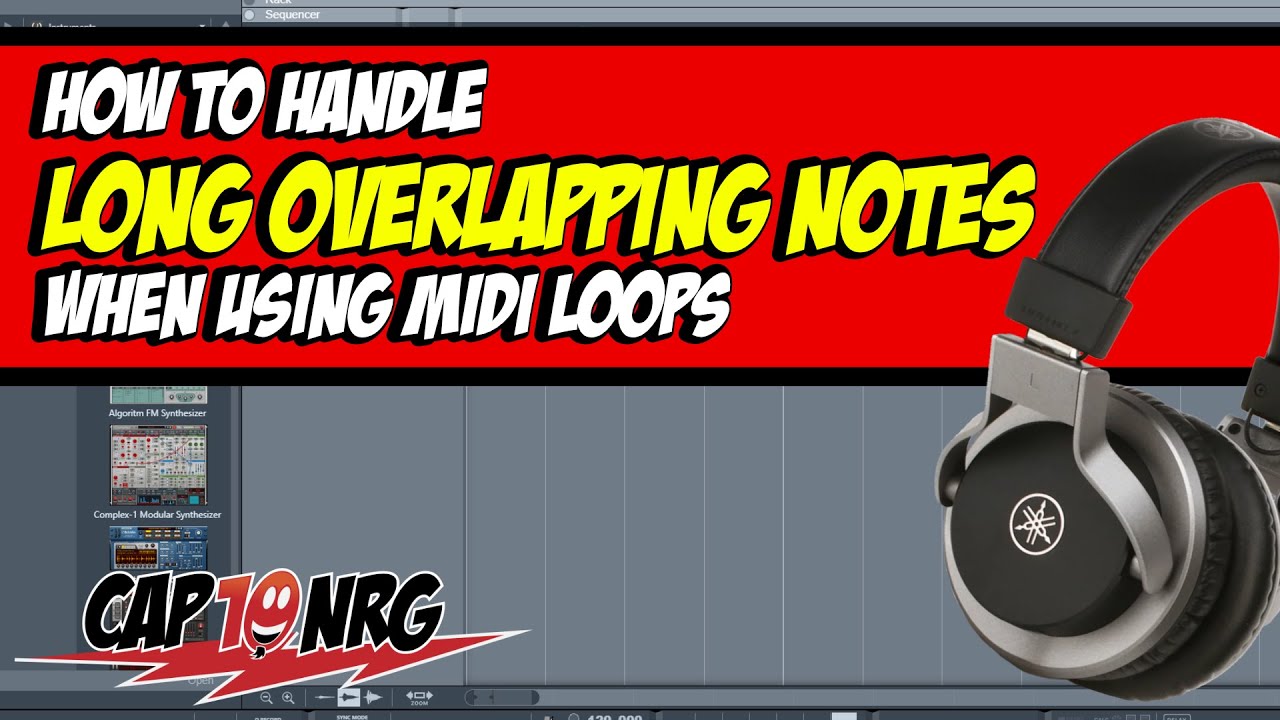 How to Handle Long Overlapping MIDI Loops in your DAW )Featuring Reason ...