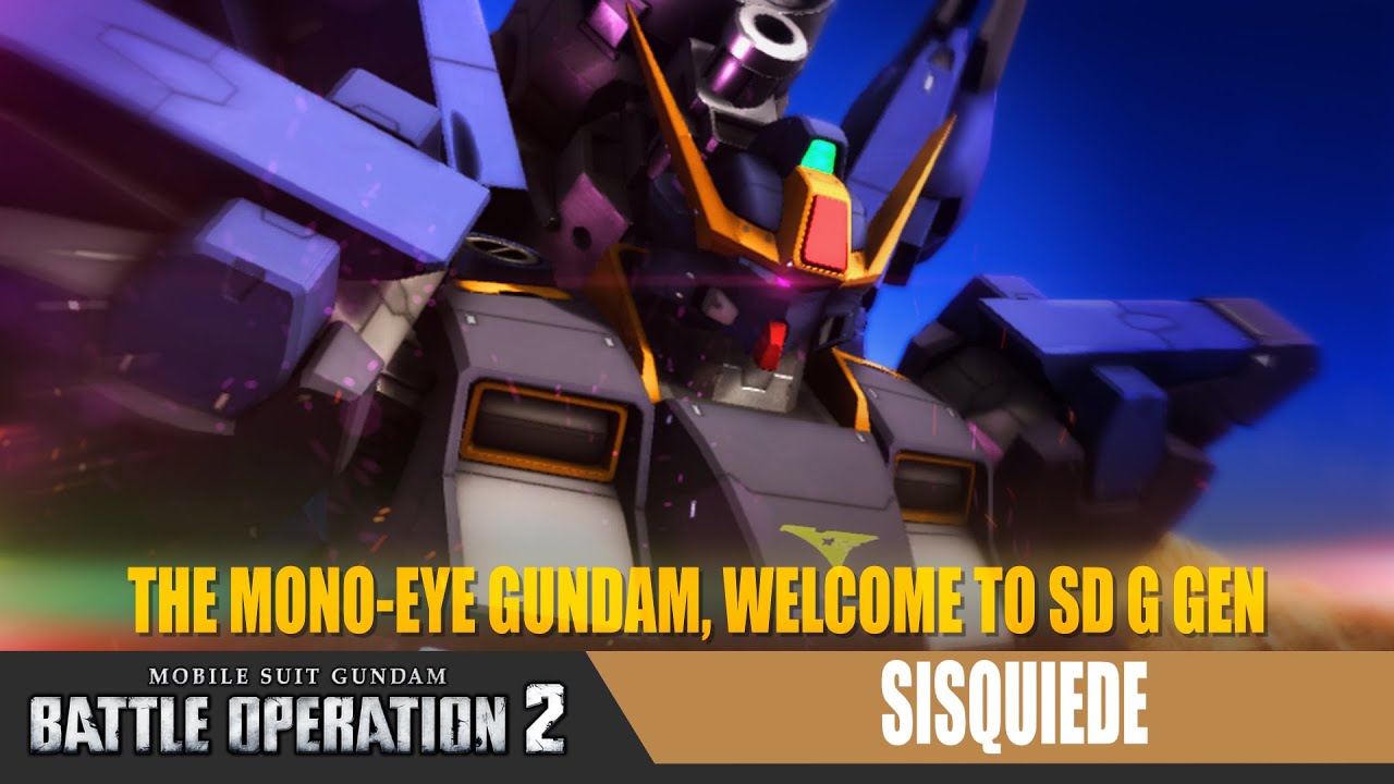 GBO2『Sisquiede』The Mono-Eye Gundam | Two Phase Defender Mode Support MS ...