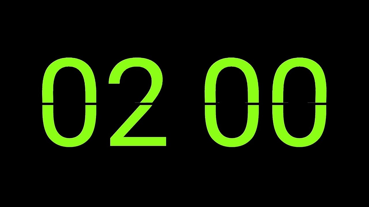2 Minutes Countdown Timer - YouTube