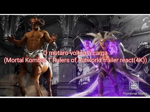 O motaro voltou á carga(Mortal Kombat 1 Rulers of outworld trailer ...