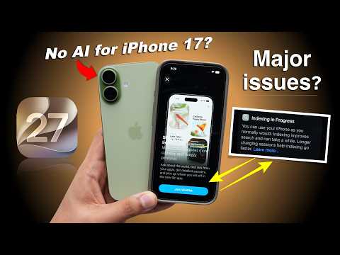 iOS 27- No AI for iPhone 17? 😨 Watch This Before Installing iOS 27
