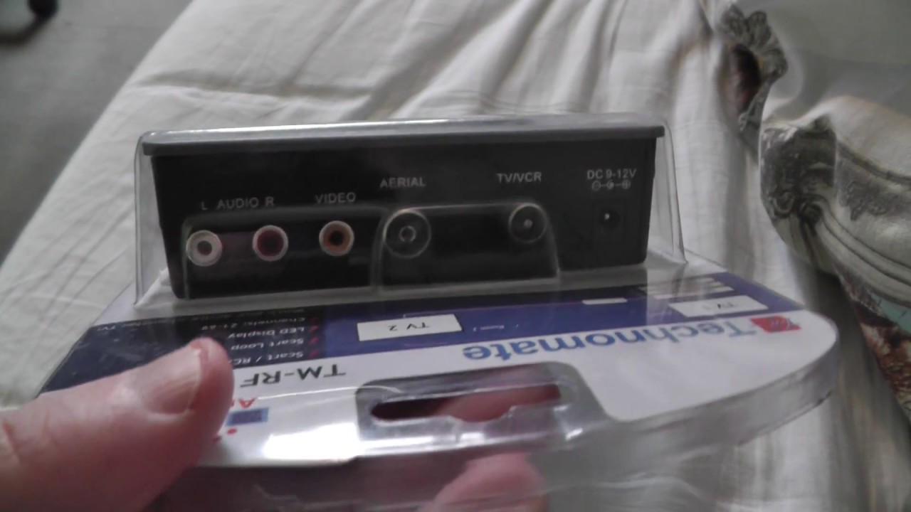 Unboxing Technomate tm-rf uhf modulator with SCART to make my own TV ...