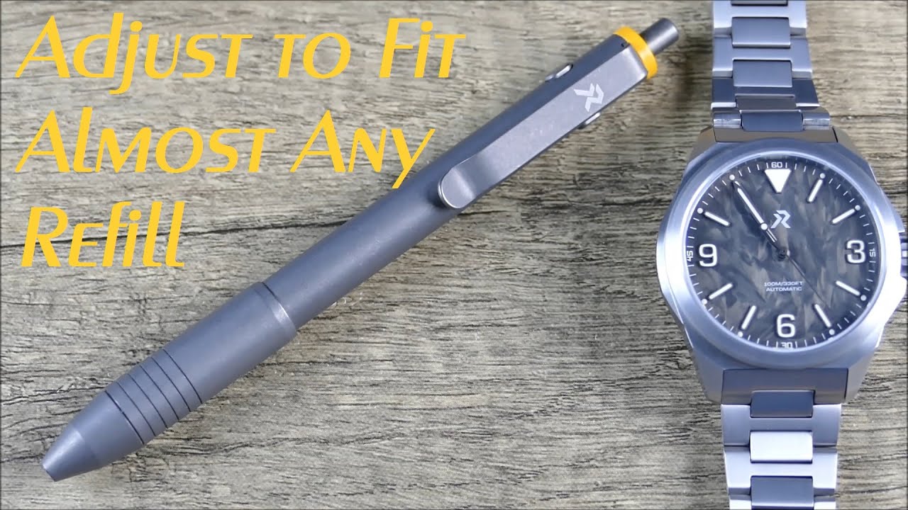 On Point EDC: RZE – Dual Click Adjustable Titanium Pen by Big Idea ...