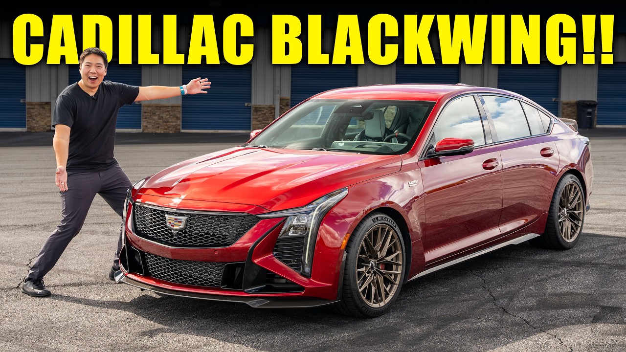 2025 Cadillac CT5-V Blackwing Review!! | The Last Manual V8 Sedan - YouTube
