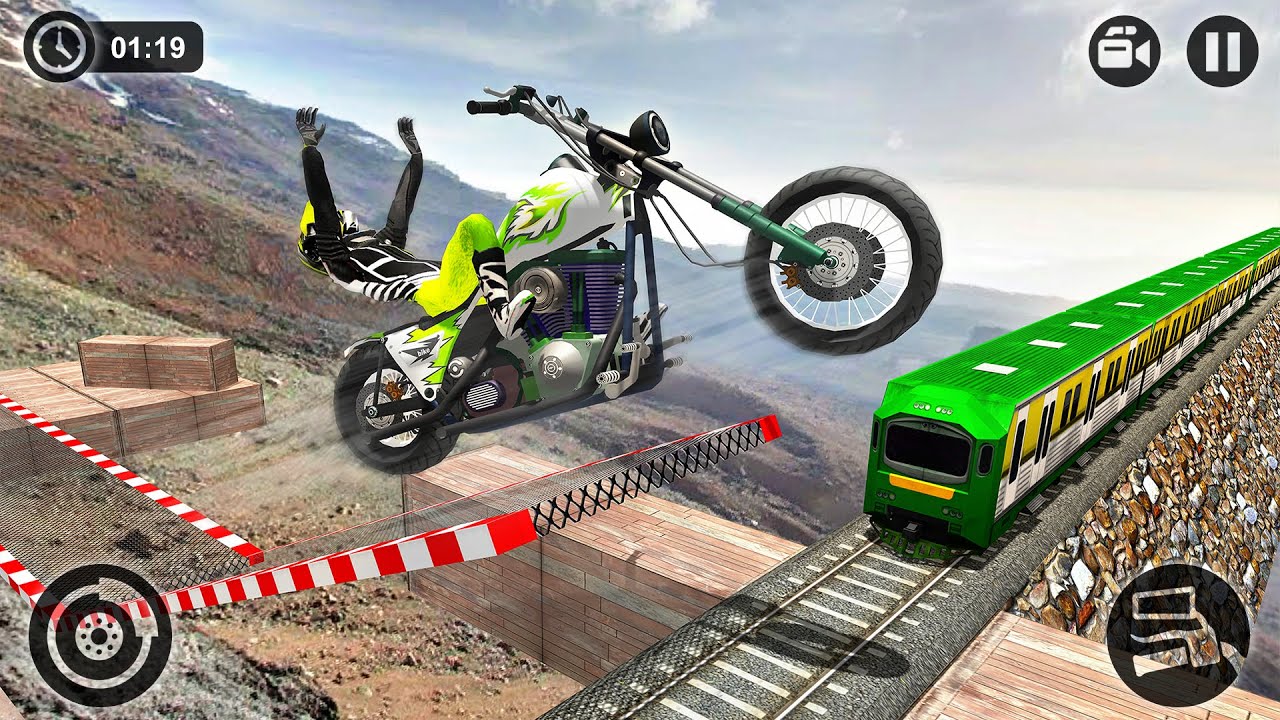 Mega Ramp GT Moto Bike Rider Stunts 2019(Mega Ramp Mode) - YouTube