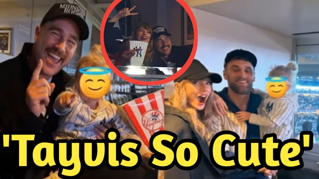 "Travis Cutest Moments at Yankee Stadium: Taylor Adorable Baseball Date ...