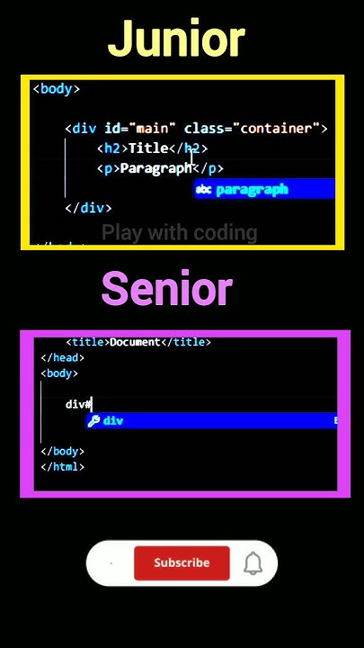 Fast HTML development with Emmet code #html#coding #frontendwebdeveloper #programming - YouTube