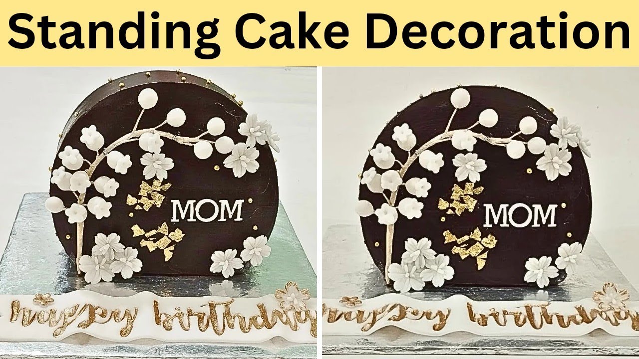 Best Design for Moms | Standing Cake Decoration - YouTube