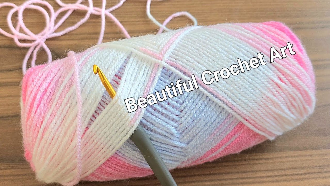 Beautiful Crochet Art stitch🎉 Easy and beautiful crochet pattern ...