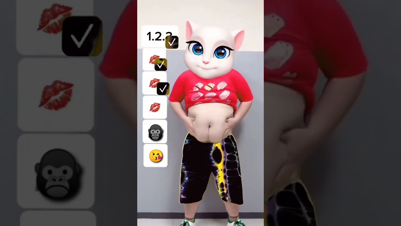 Funniest Talking Angela emoji - Fat Tummy Dance Effects Most Viewed On ...