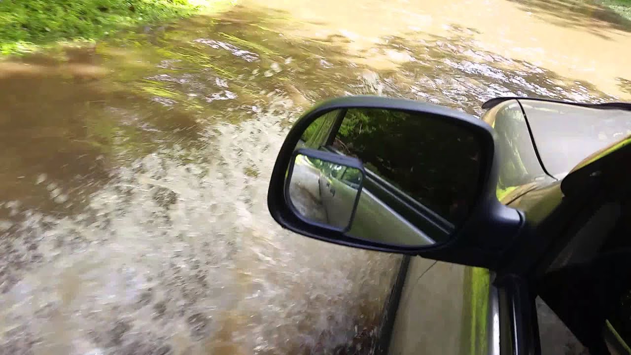 Deep water in my tundra - YouTube