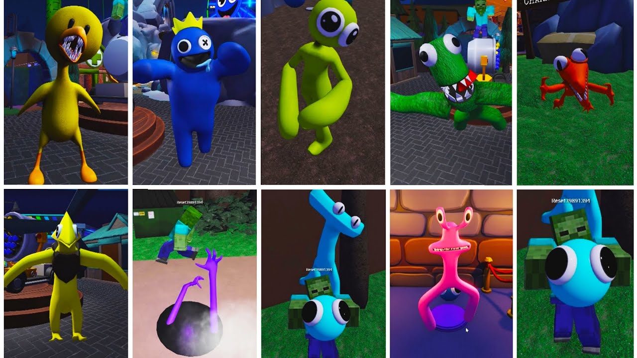 Playing as EVERYONE in RAINBOW FRIENDS CHAPTER 2 vs MINECRAFT - YouTube