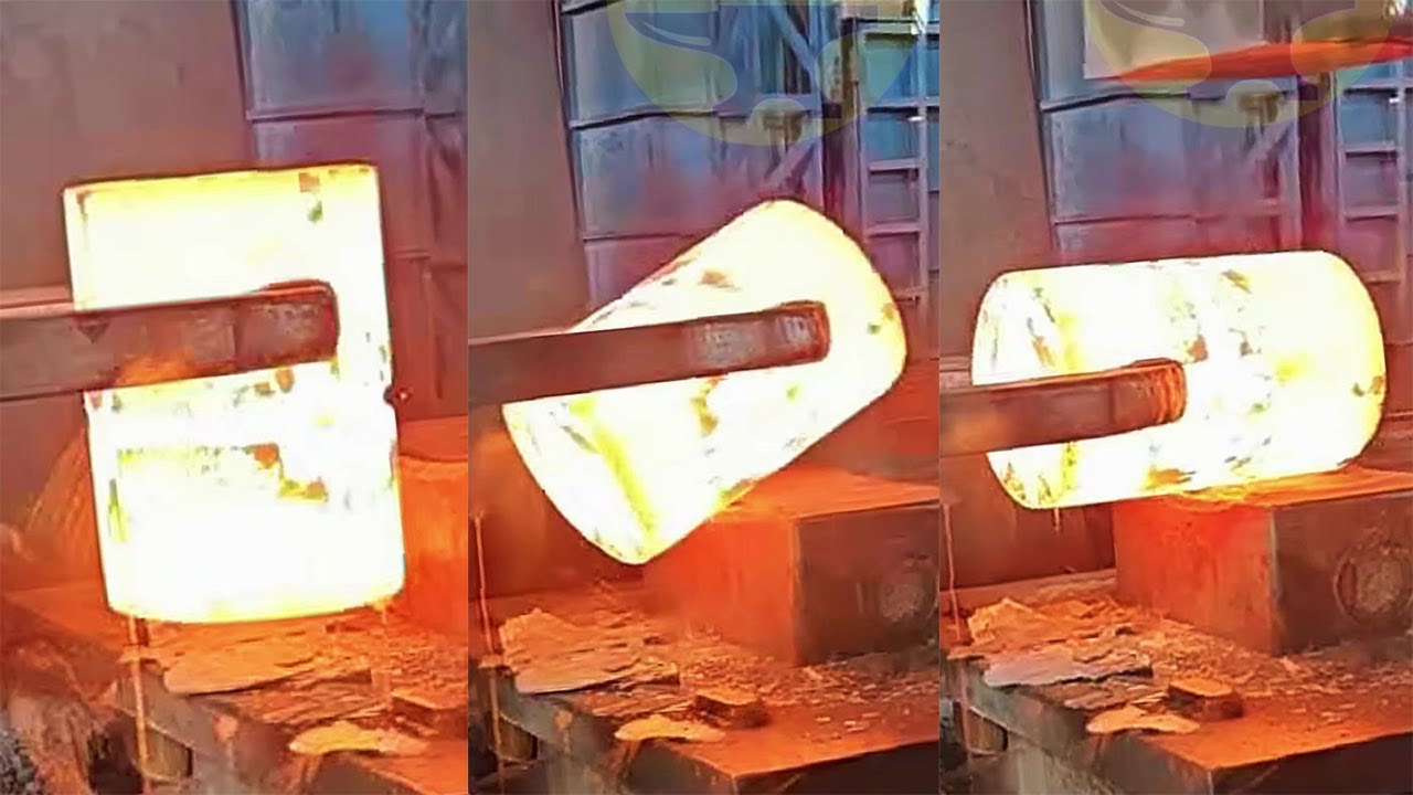 How To Professionally Forge Steel Billets EP1102 - YouTube