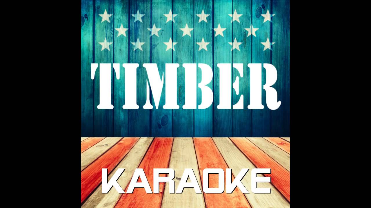 Timber Karaoke Playback Instrumental - YouTube