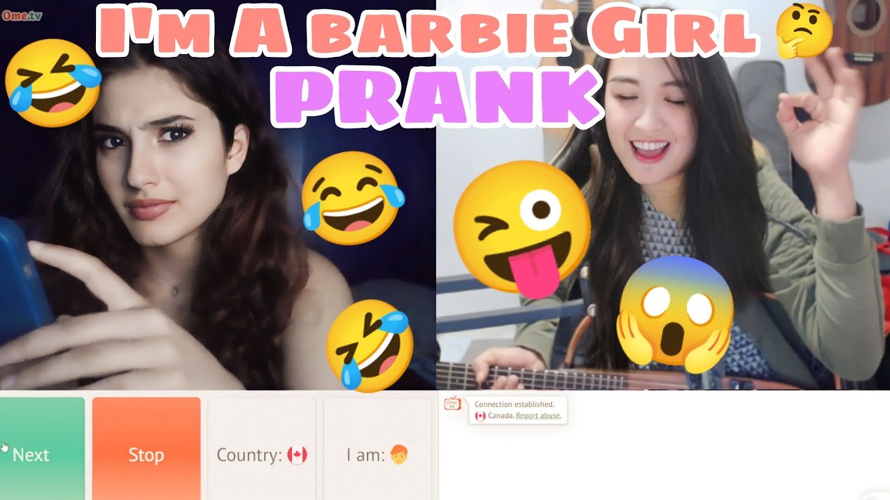 Harana Serye Omegle Ometv Im A Barbie Girl Prank Part42 Youtube