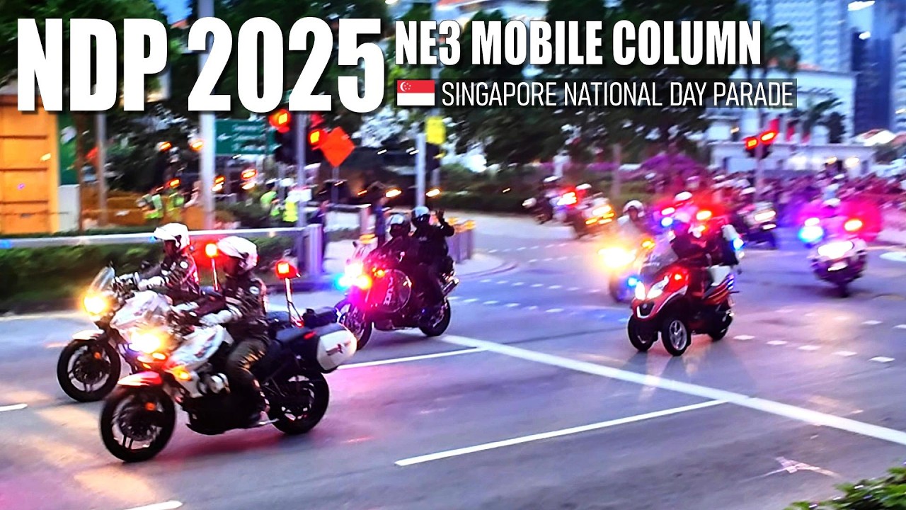 National Day Parade 2025 - NE3 Mobile Column - Singapore 🇸🇬 [4K] #SG60 ...